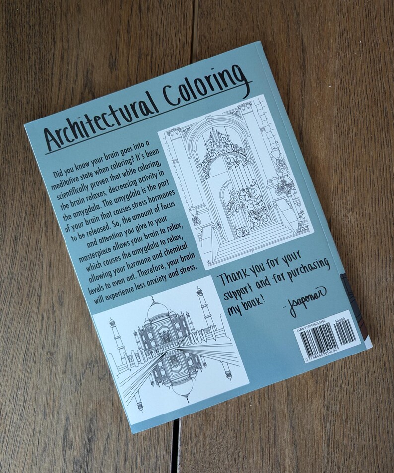 Architectural Coloring: Coloring Book - Etsy