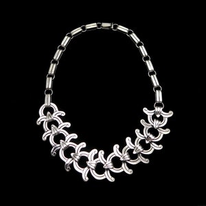 Mexican Silver Necklaces Made in Taxco Silver Reproduction Long ...