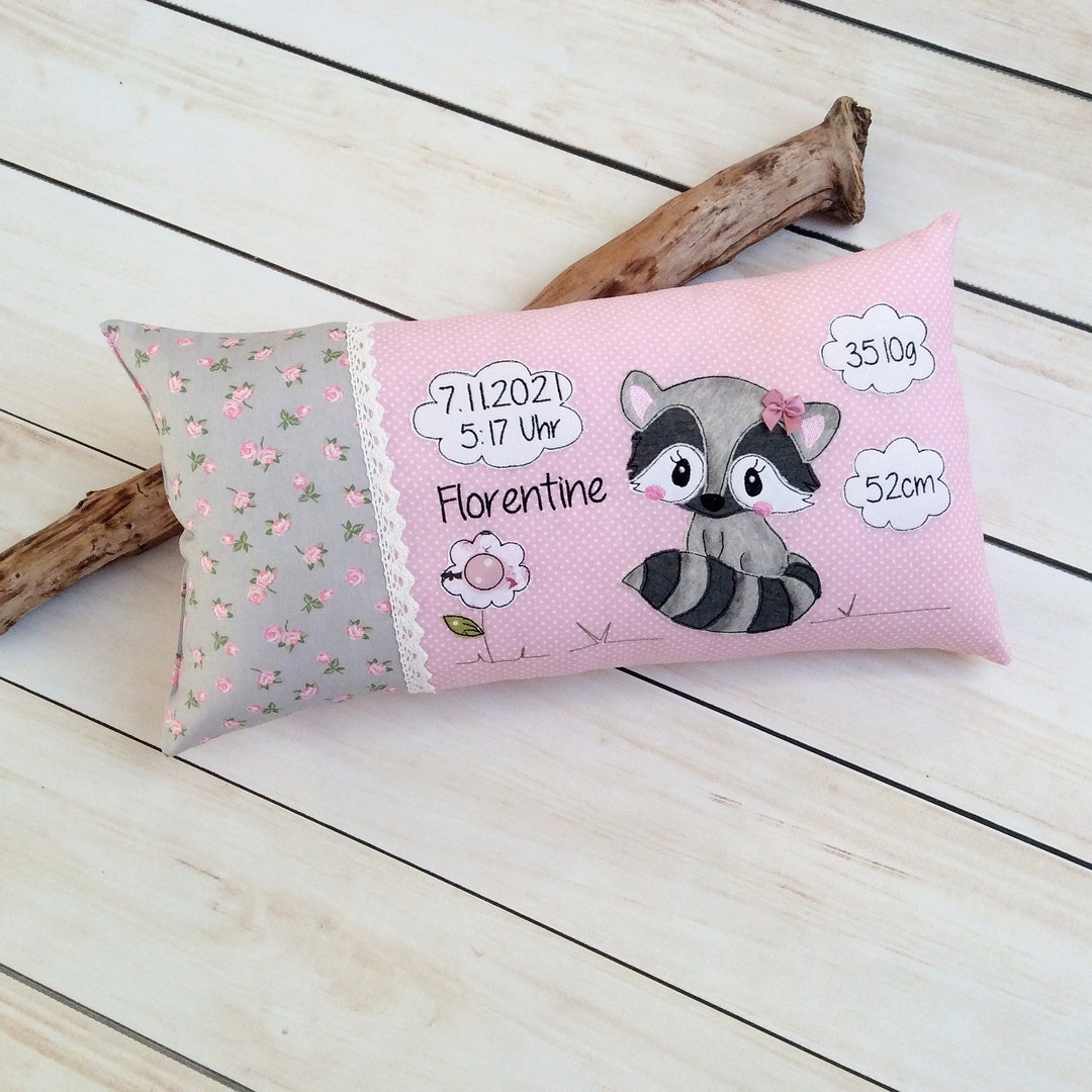 Embroidery File for Children's Pillows, Name Pillows for Birth ...