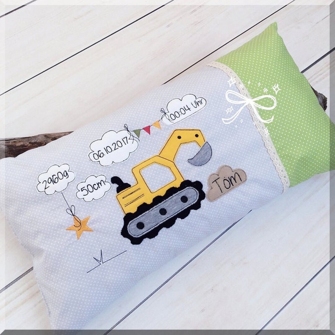 8 Stickdateien Set Stickmotiv Baustelle mit Bagger für - Etsy.de