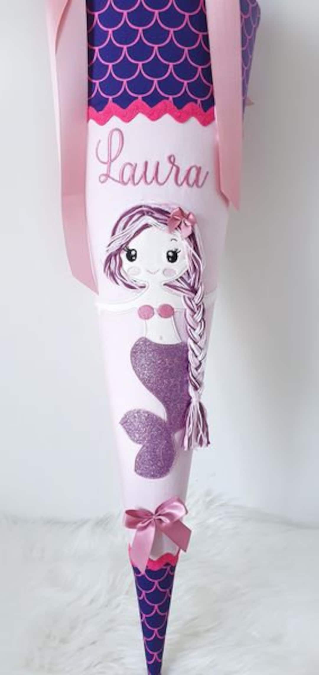 Embroidery File Mermaid Embroidery Motif Mermaid With Woolly Hair 3D ...