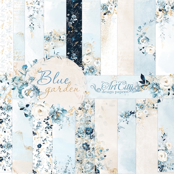 Blue Wedding Paper - Etsy