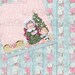 Sweet Christmas Digital Paper Tree Scrapbook Wood Deer Background Pink ...