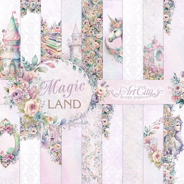 Girl Digital Paper - Etsy