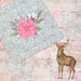 Sweet Christmas Digital Paper Tree Scrapbook Wood Deer Background Pink ...