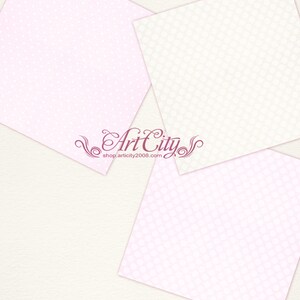 Baby Girl Digital Paper - Soft Pink and Gold Newborn Scrapbook ...