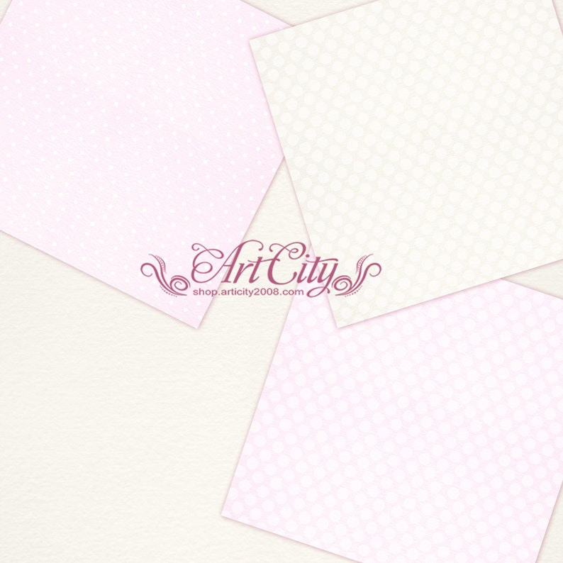 Baby Girl Digital Paper - Soft Pink and Gold Newborn Scrapbook ...