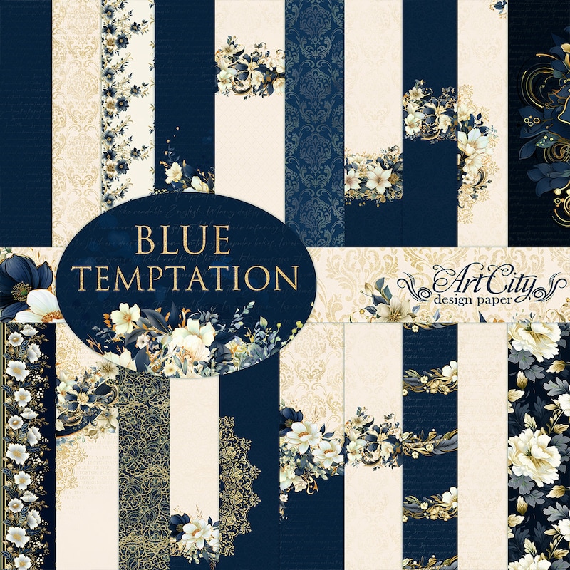 Gold Scrapbook Paper - Etsy