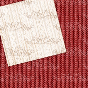 Christmas Texture Digital Paper Pack – Red, Green, Cream, and Brown ...