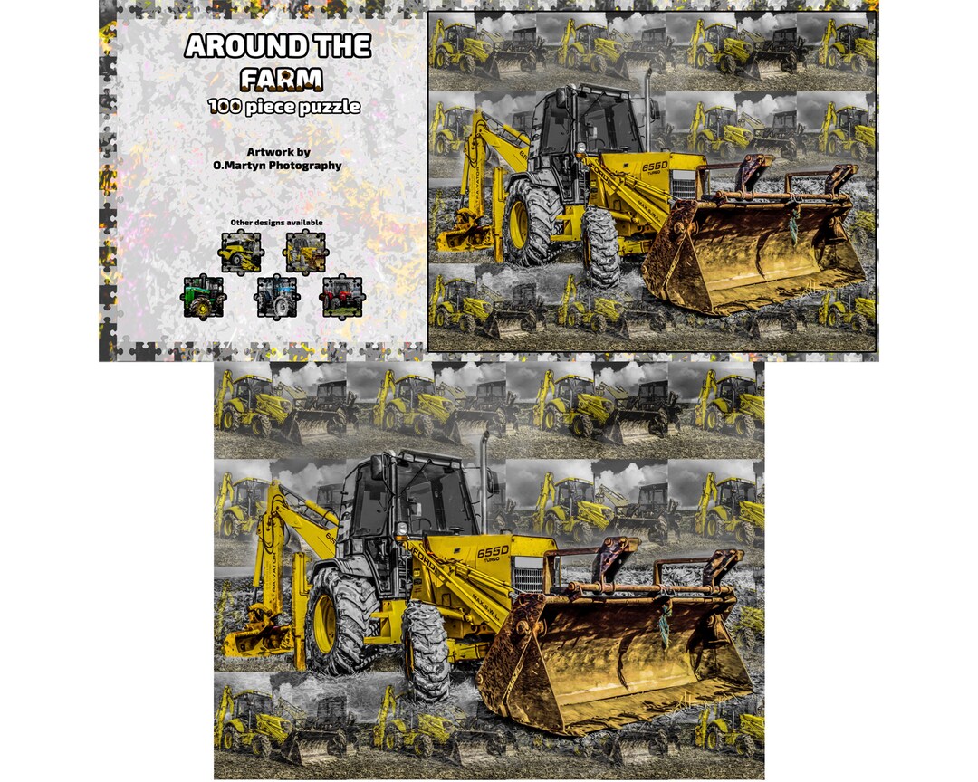 Digger 100 Piece Jigsaw Puzzle - Etsy
