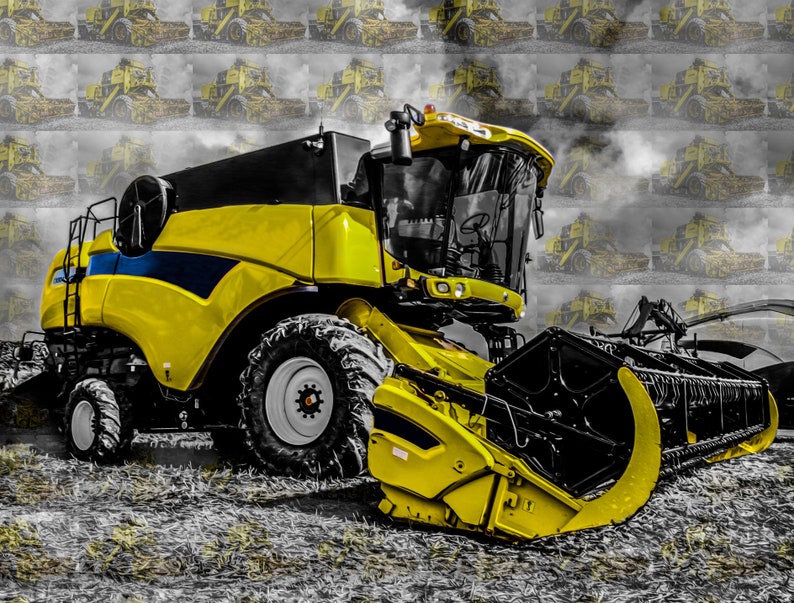 Combine Harvester 100 Piece Jigsaw Puzzle - Etsy