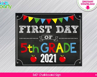 5th Grade Sign | Etsy