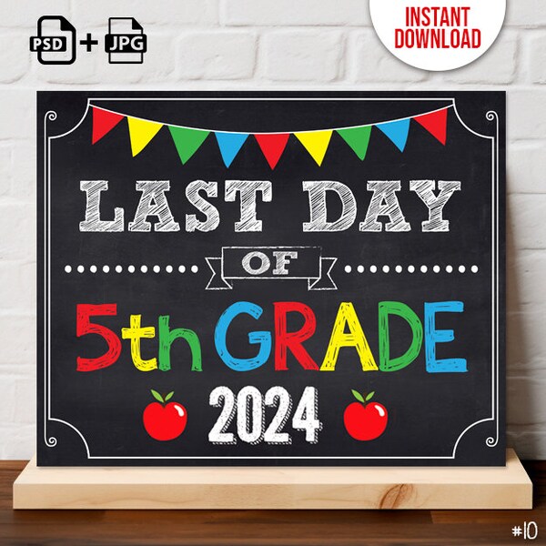5th Grade Sign - Etsy