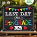 INSTANT DOWNLOAD First Day of PRE-K Sign Print Yourself, First Day of ...