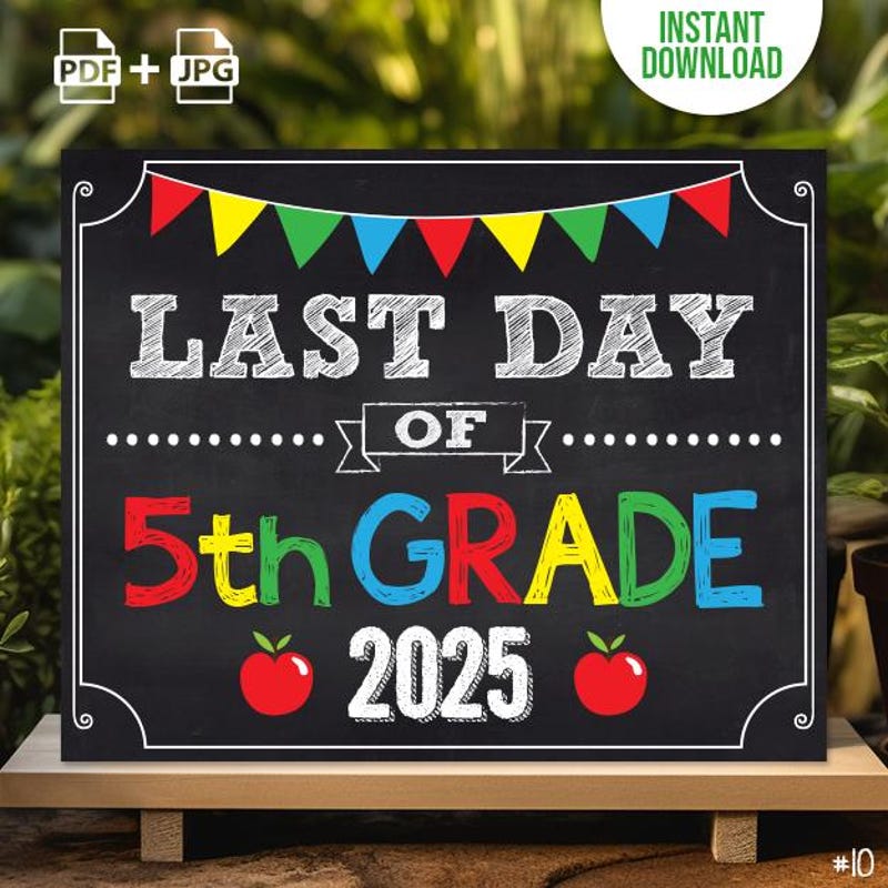 5th Grade Sign - Etsy