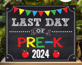 Printable School Sign First Day or Last Day, Back to School Sign, Print ...