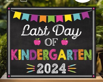 Printable School Sign First Day or Last Day, Back to School Sign, Print ...