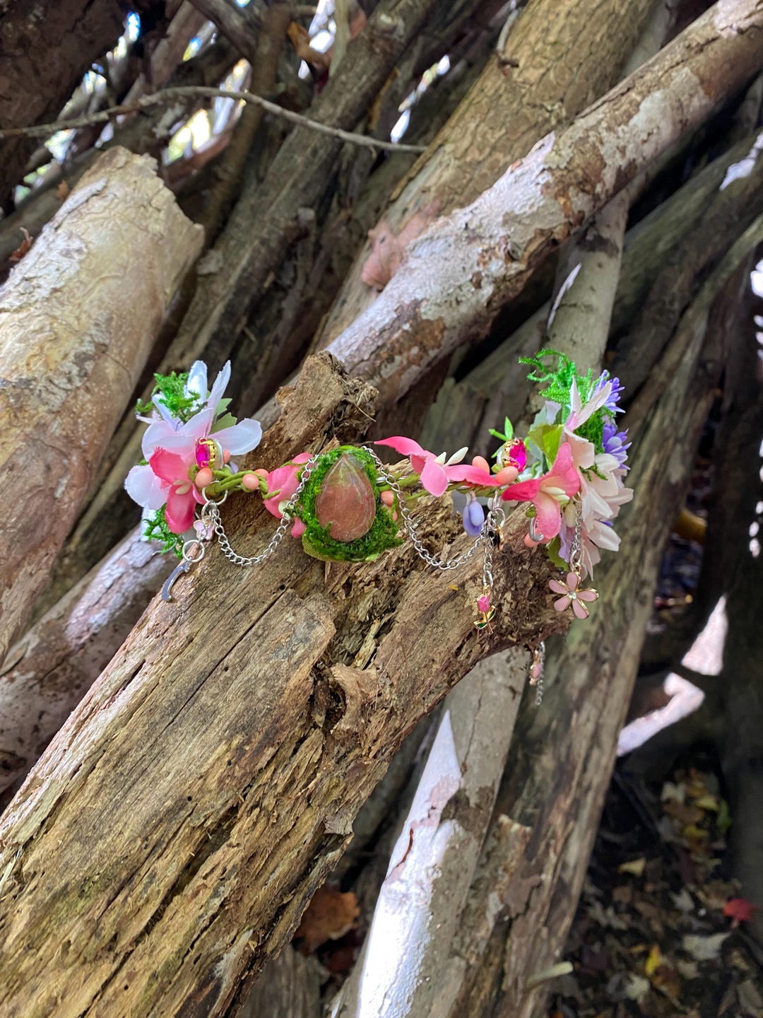 Pink Dreams Fairy Crown - Etsy