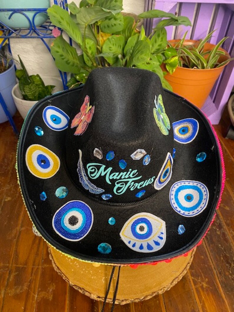 Manic Focus Themed Festival Hat - Etsy