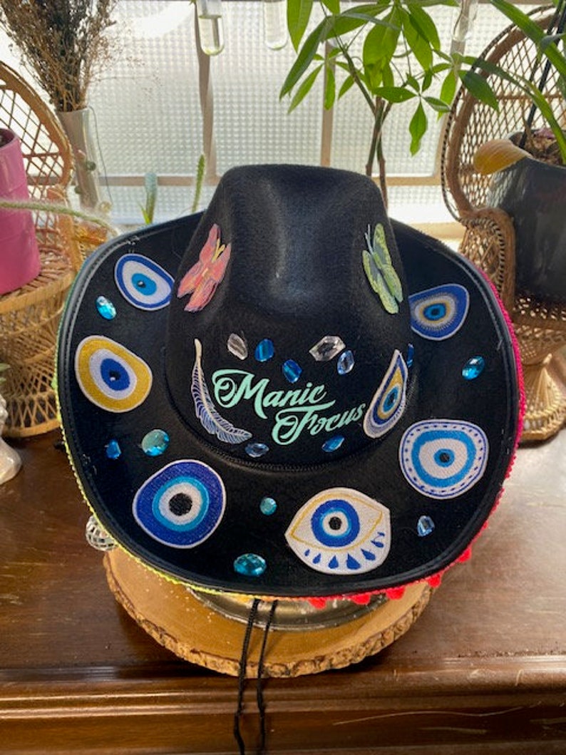 Manic Focus Themed Festival Hat - Etsy