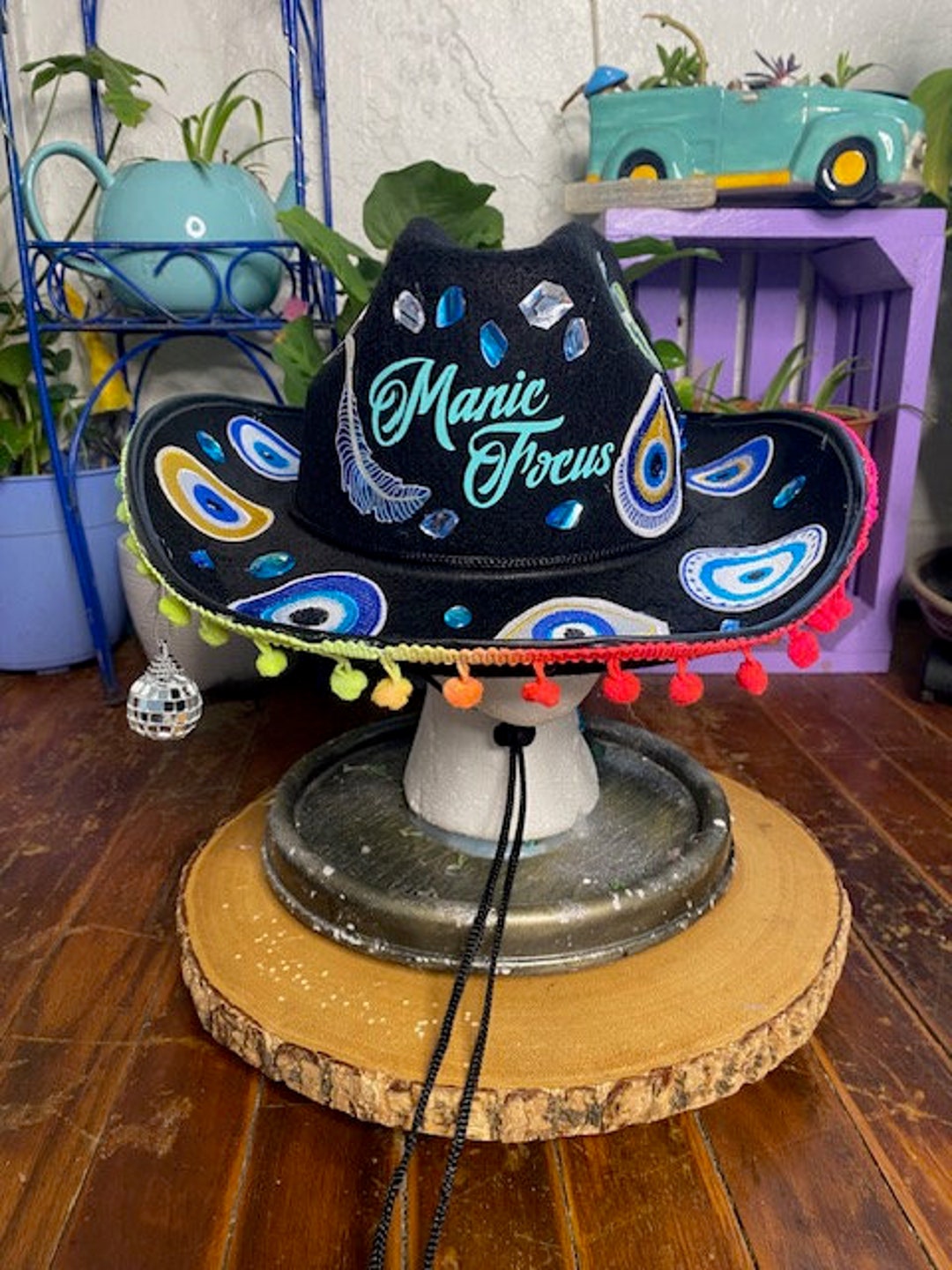Manic Focus Themed Festival Hat - Etsy