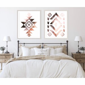 Aztec Prints-rustic Wall Art-gallery Wall Art Set of 2 - Etsy