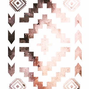 Aztec Prints-rustic Wall Art-gallery Wall Art Set of 2 - Etsy