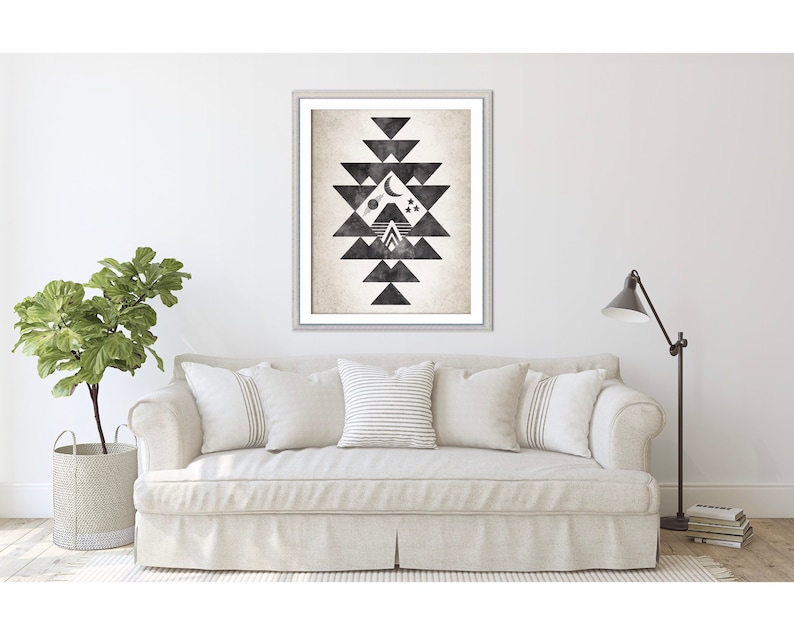 Rustic Aztec Home Decor Southwestern Print - Etsy