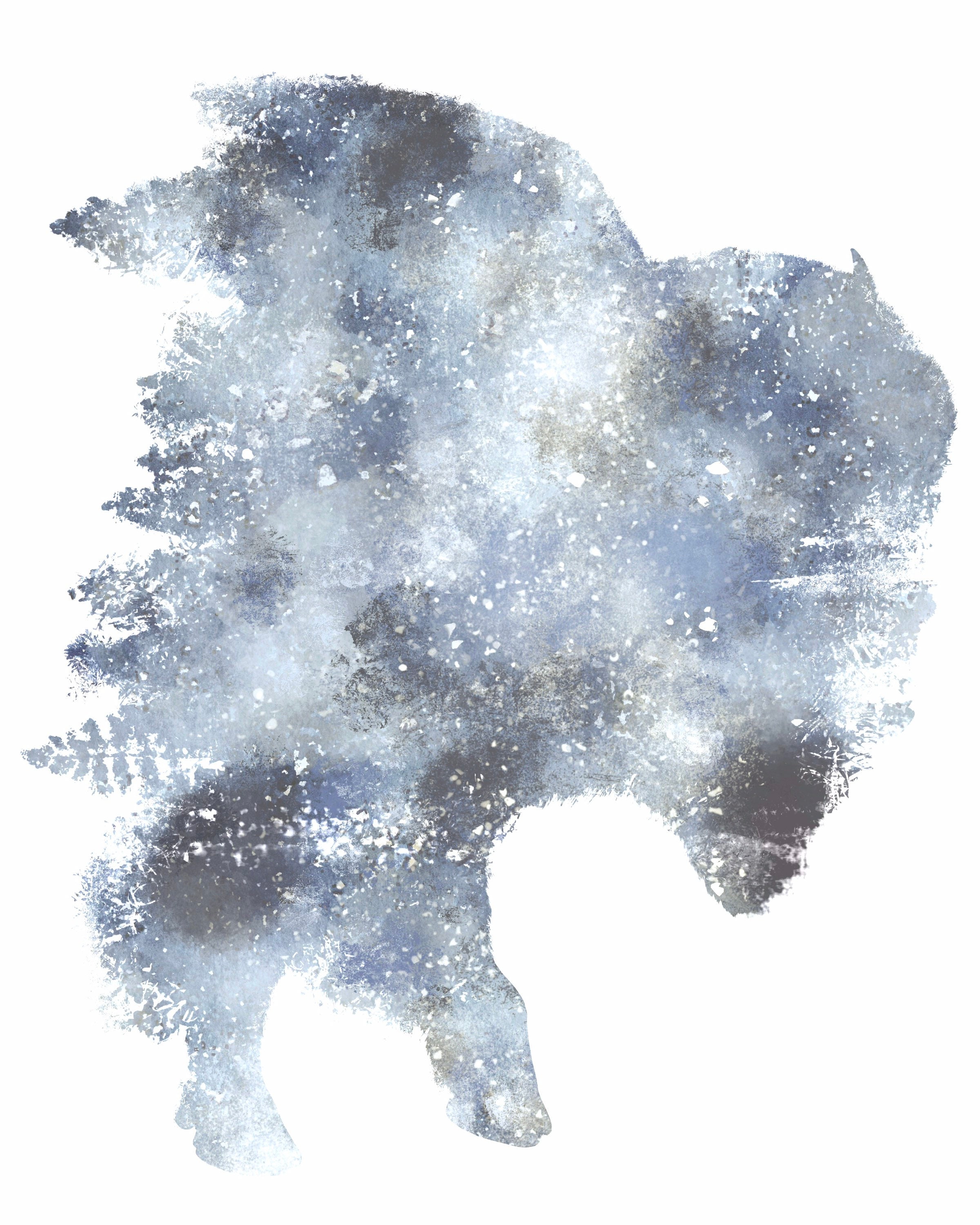 Distressed Abstract Wall Art Buffalo Print Minimal Decor | Etsy