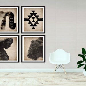 Country Rustic Print Set of 4 Vintage Style Posters - Etsy