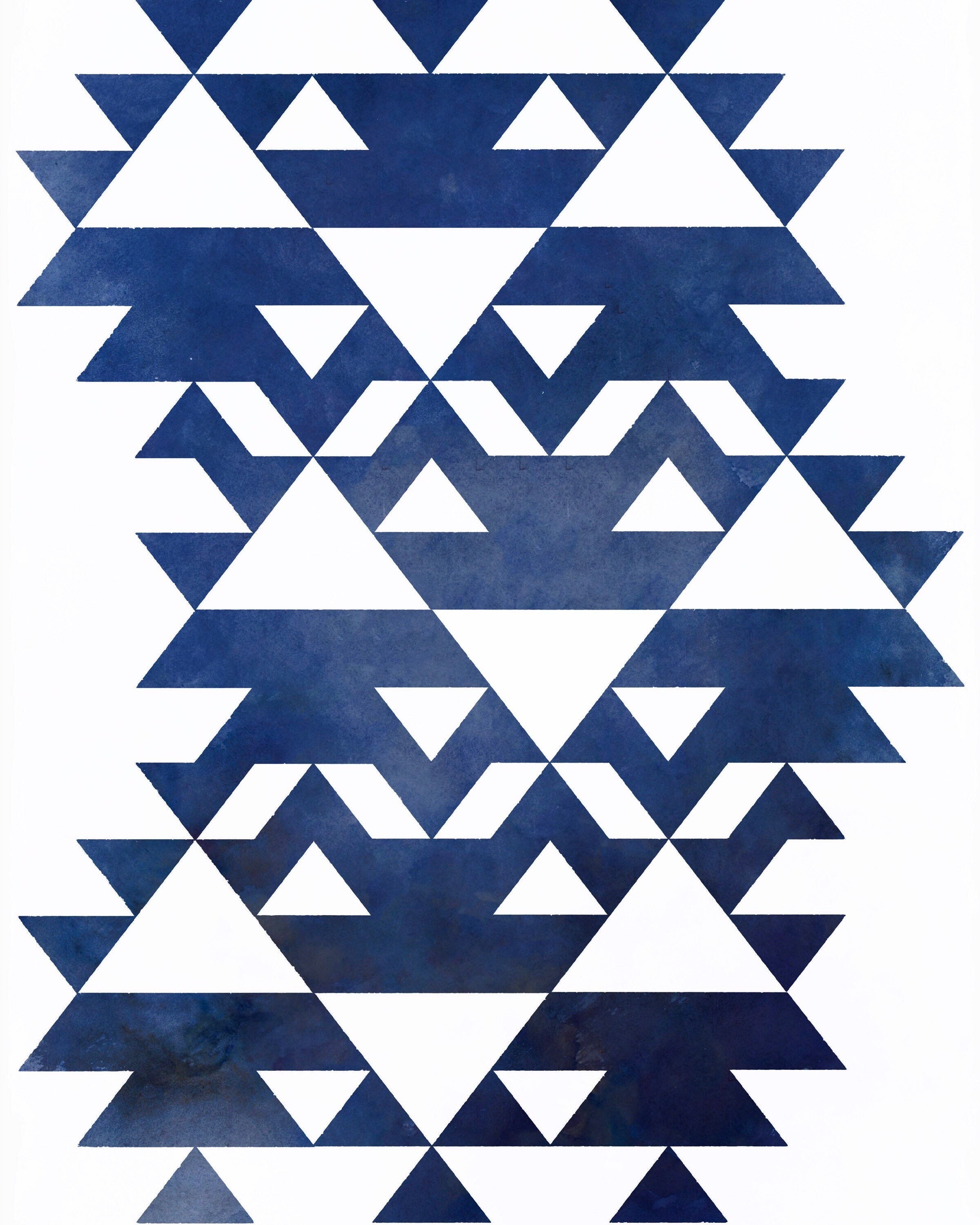 Navy Blue Gallery Wall Set Southwestern Prints | Etsy