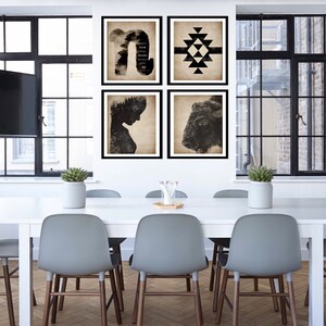 Country Rustic Print Set of 4 Vintage Style Posters - Etsy