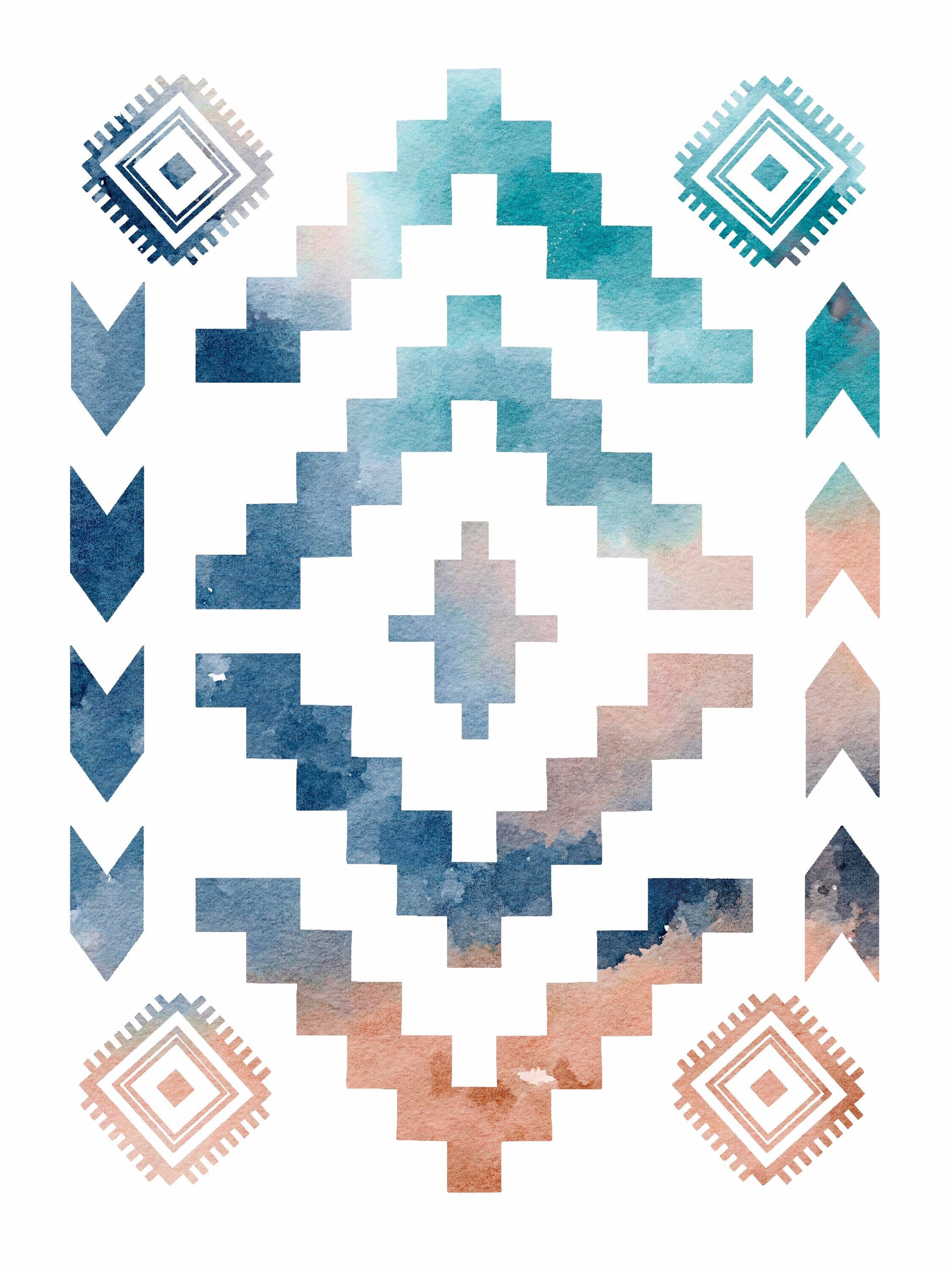 Boho Beach Decor Gallery Wall Set Earth Tone Prints | Etsy