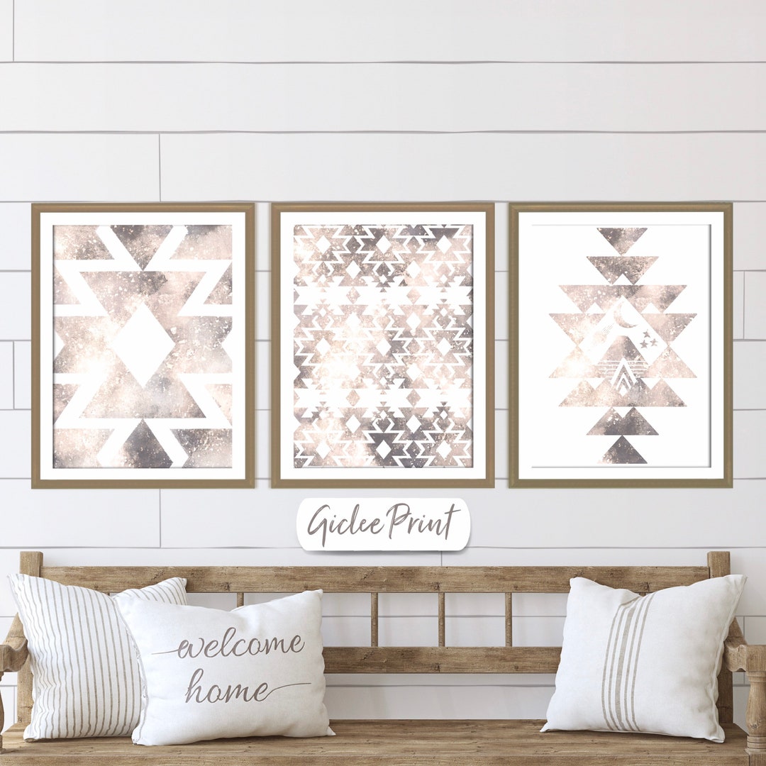Soft Rustic Western Print 3 Piece Print Set - Etsy