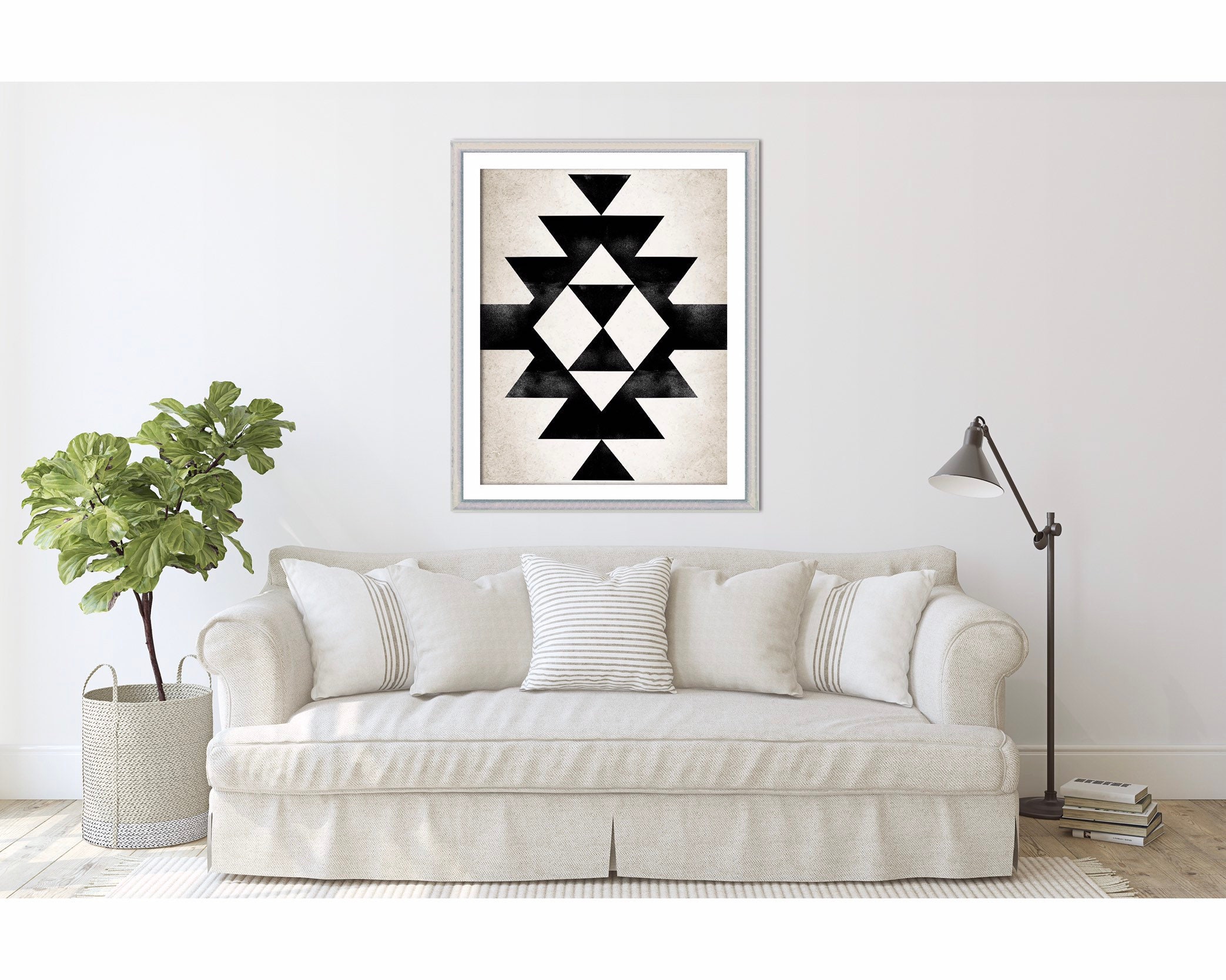 Black Aztec Print for Your Western Home Decor - Etsy