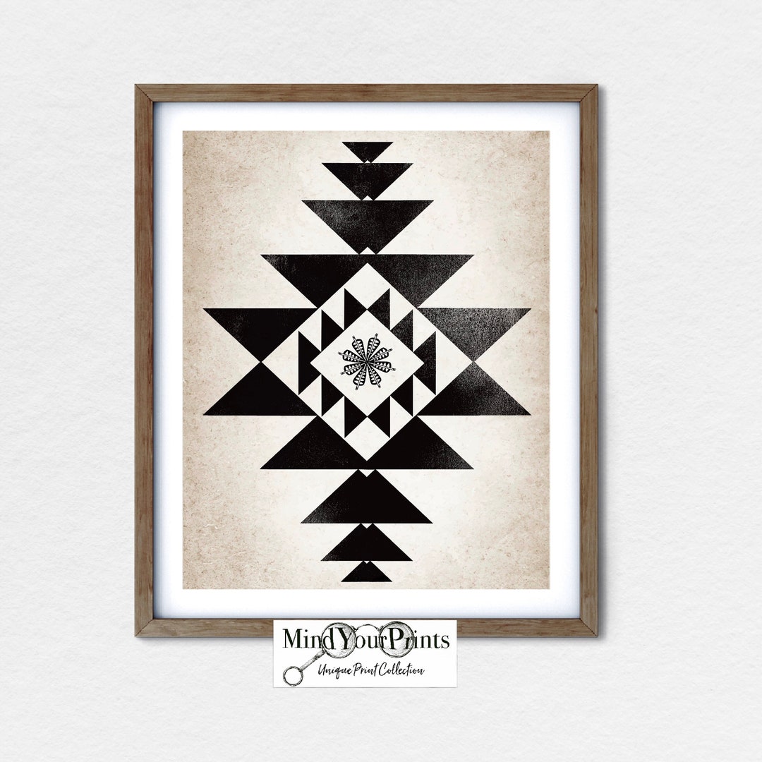 Southwestern Home Decor Aztec Wall Art Print Home Decore - Etsy