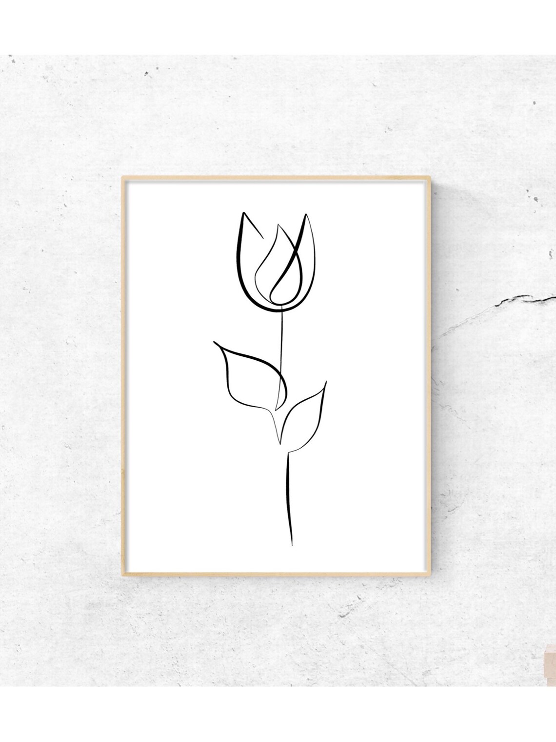Botanical Line Art Botanical Line Drawing Line Art Print | Etsy