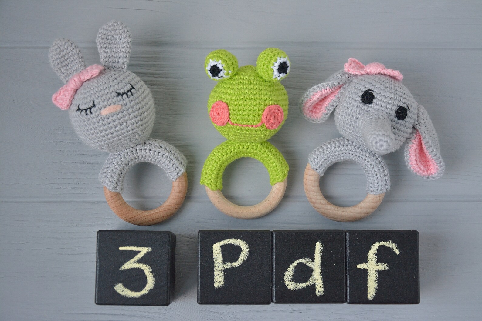 Crochet Teething Toy Pattern, Amigurumi Teether Pattern, Crochet Baby ...