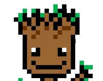 Baby Groot Cross Stitch Pattern - Etsy