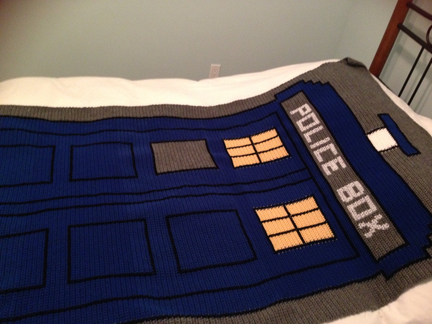 Tardis Blanket - Pattern for Crochet - Etsy