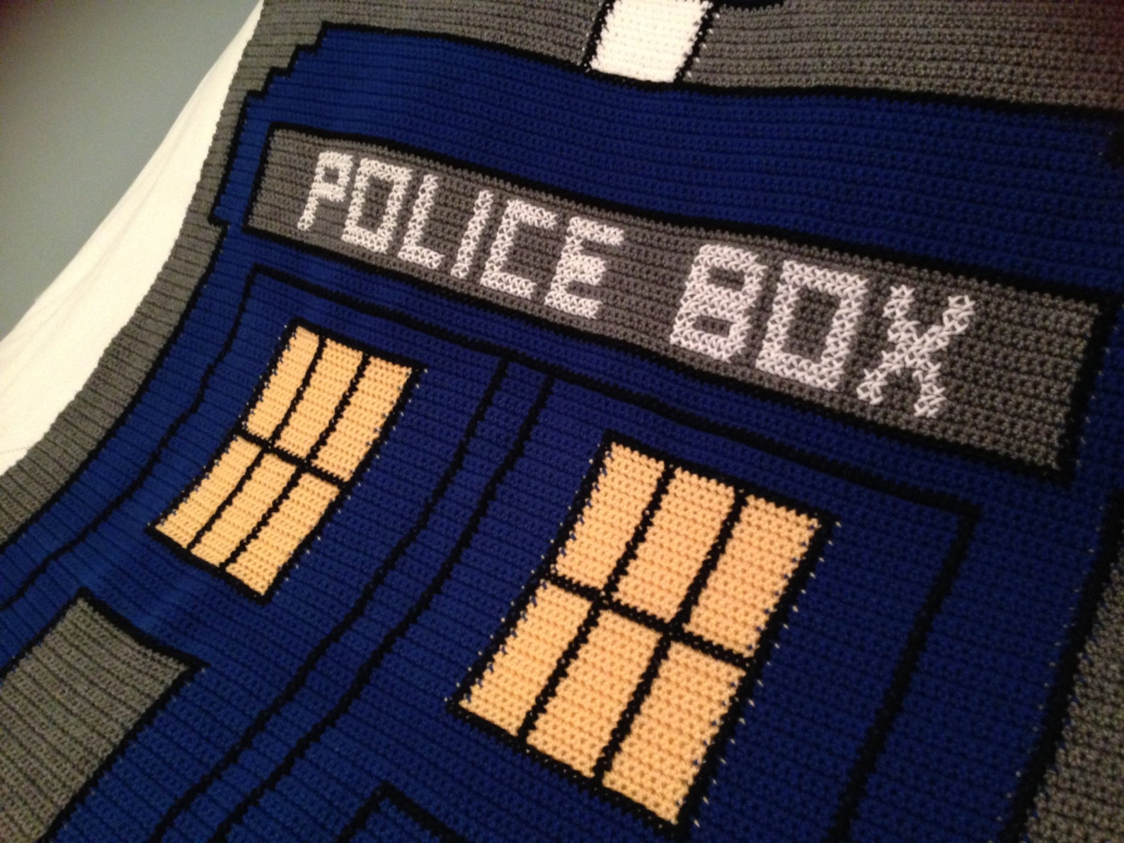 Tardis Blanket - Pattern for Crochet - Etsy