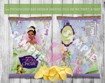 Princess chip bag | Etsy