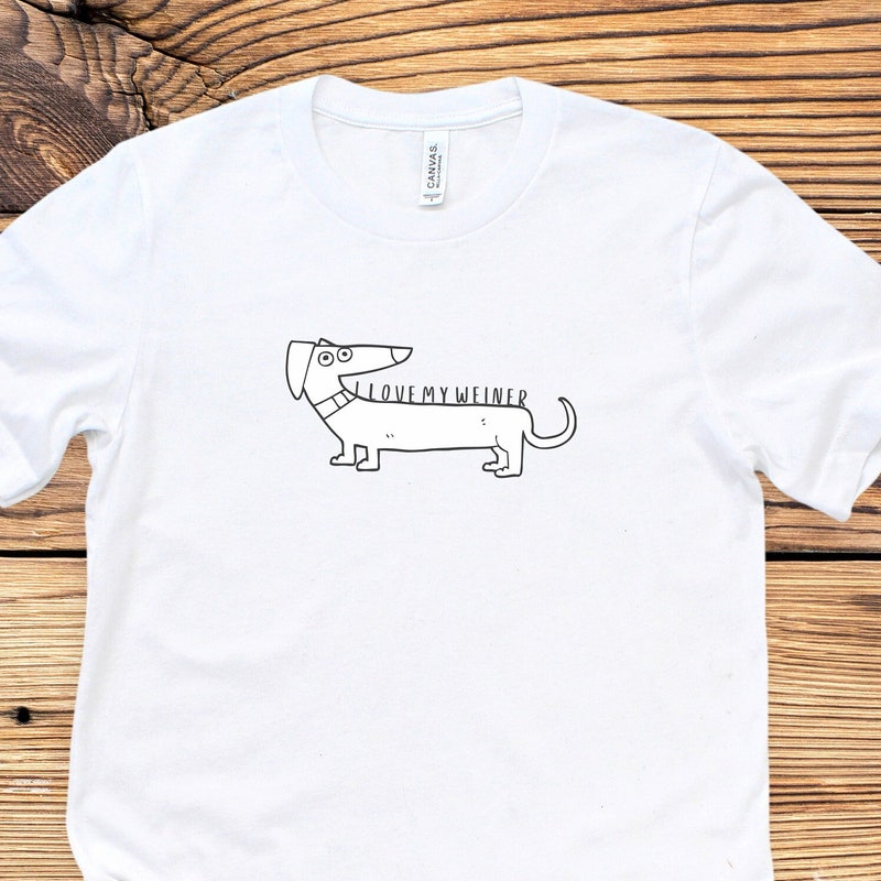 I Love My Weiner Shirt - Etsy