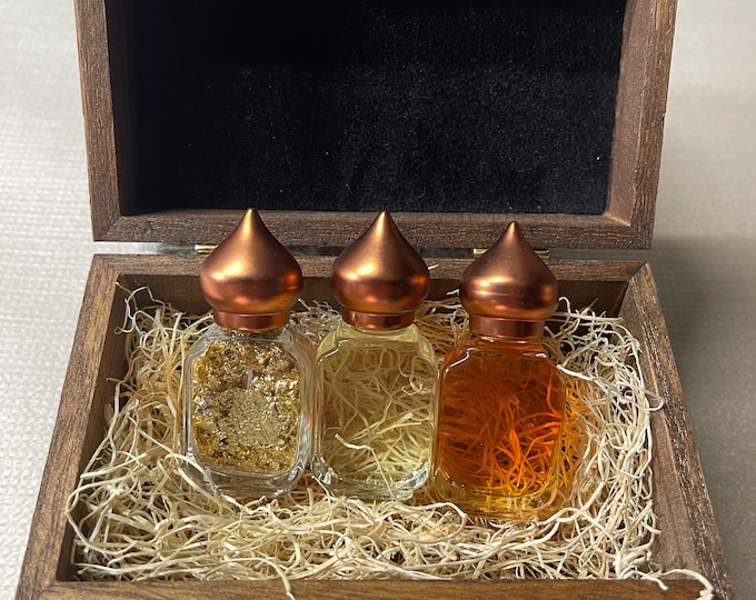Gold Frankincense and Myrrh Christmas Gift Set, Frankincense Resin ...