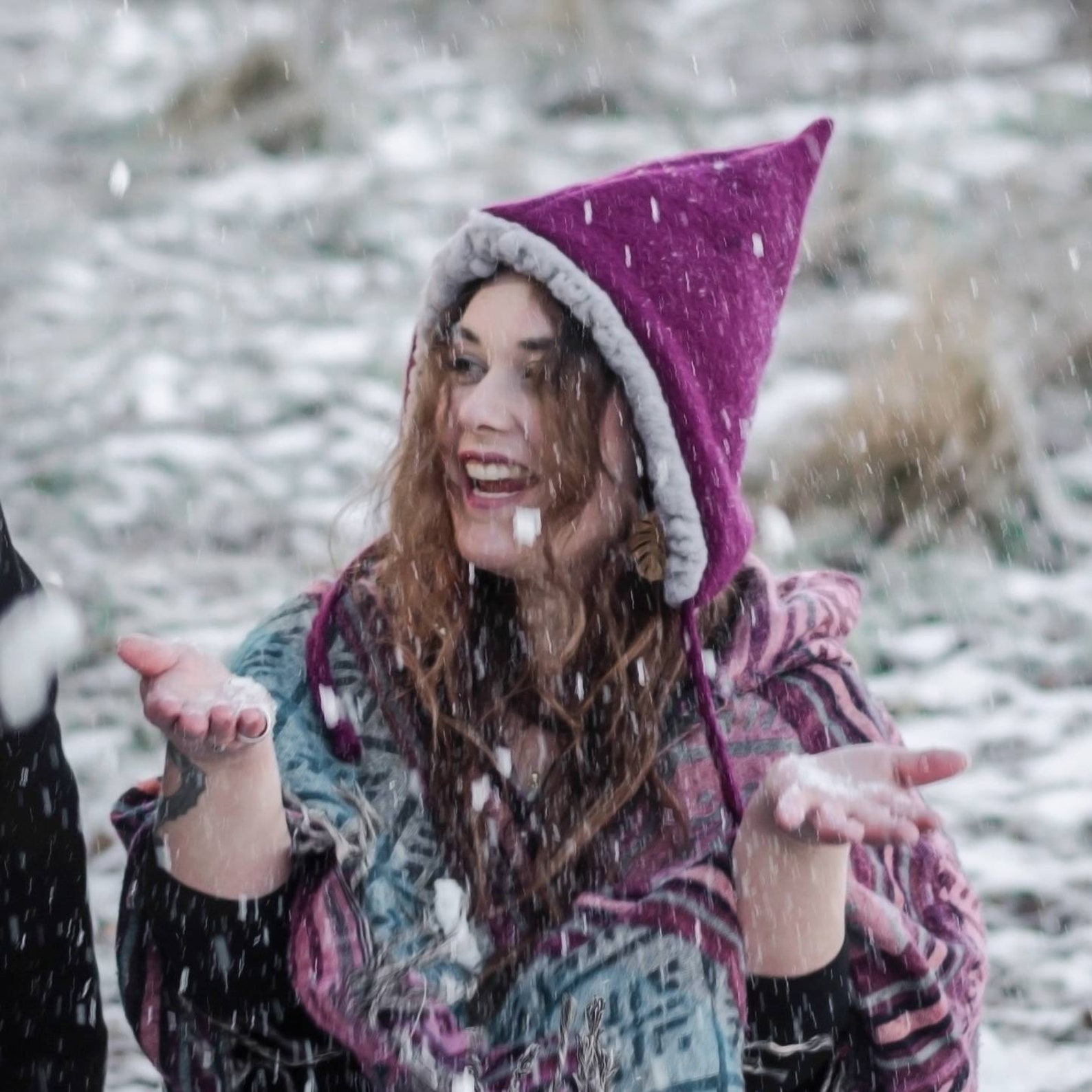 Adult Pixie Hat Woman Pixie Hat Purple Wool Hat Pixie Hat - Etsy UK