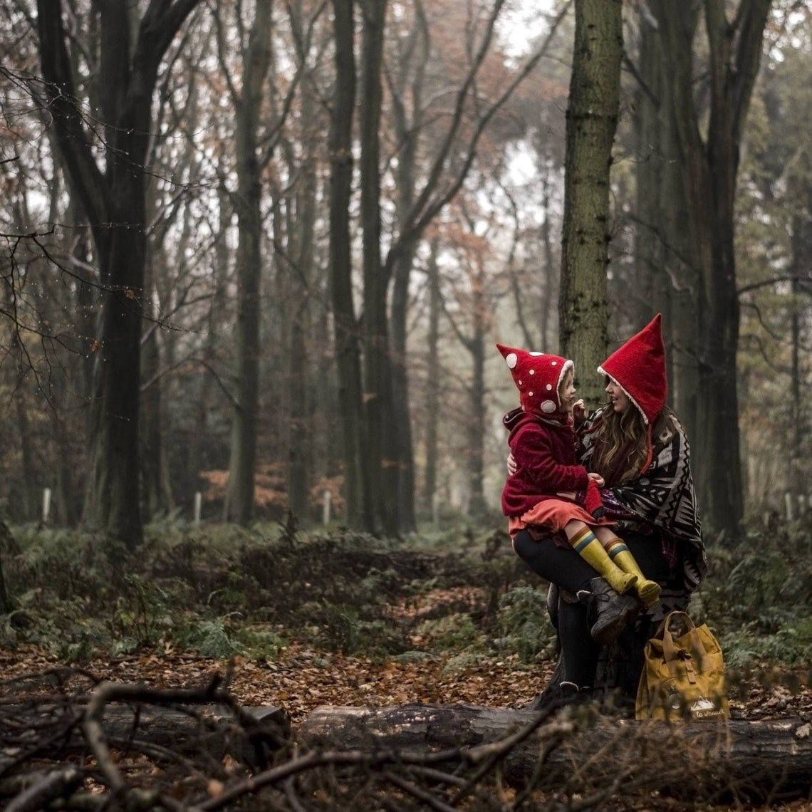 Adult Pixie Hat Woman Pixie Hat Purple Wool Hat Pixie Hat - Etsy UK