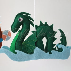 Viking Baby Mobile Dragon Mobile Viking Mobile With - Etsy