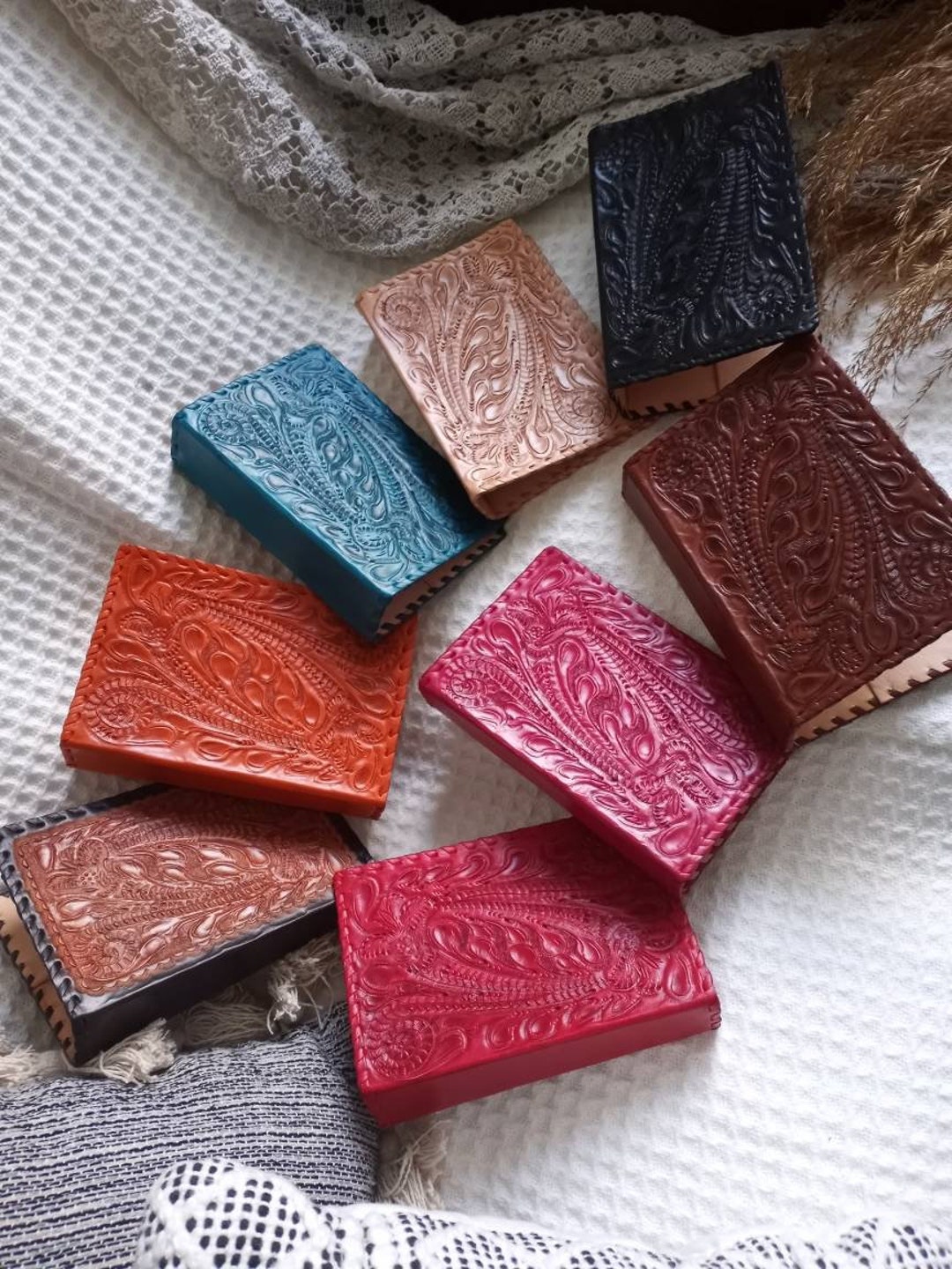 Leather Bible Cover Without Zipper or Belt. "traditional" Style ...