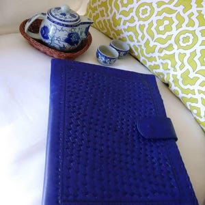 Leather Folder WEAVE BASKET Embossed Design. Preaching Organizer ...