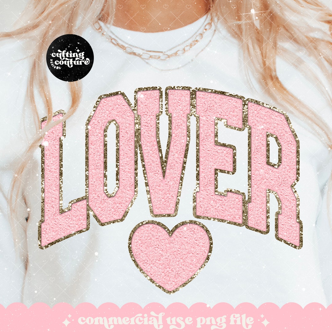 Faux Chenille Lover Png, Valentine's Png Sublimation Design, Chenille ...